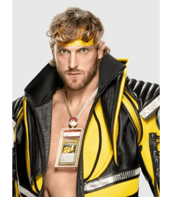 WrestleMania 38 Logan Paul Leather Jacket - Las Vegas Jacket