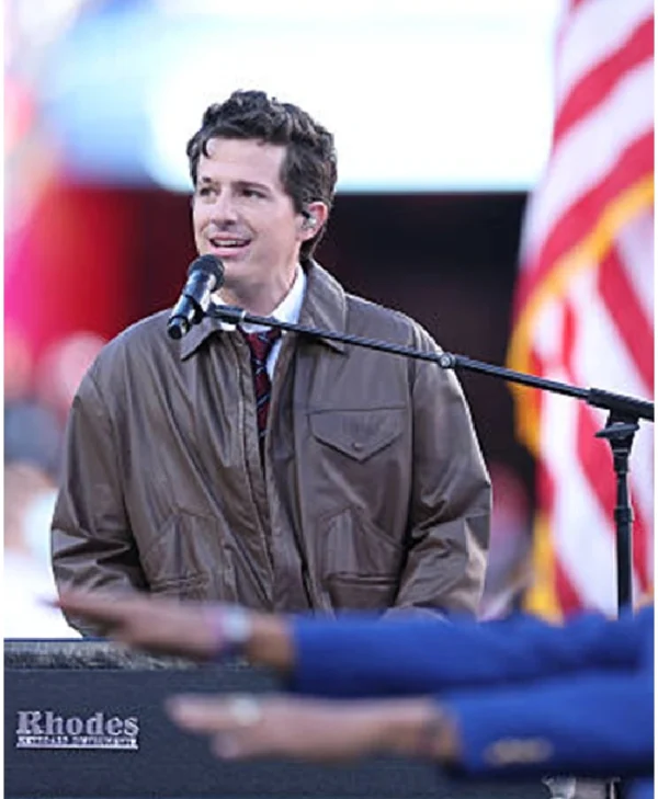 Super Bowl LX Charlie Puth Leather Jacket - Las Vegas Jacket